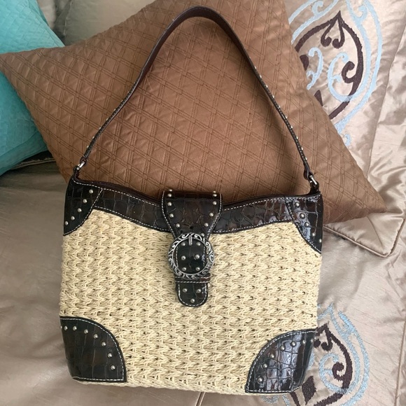 Brighton | Bags | Brighton Rattan Leather Purse | Poshmark